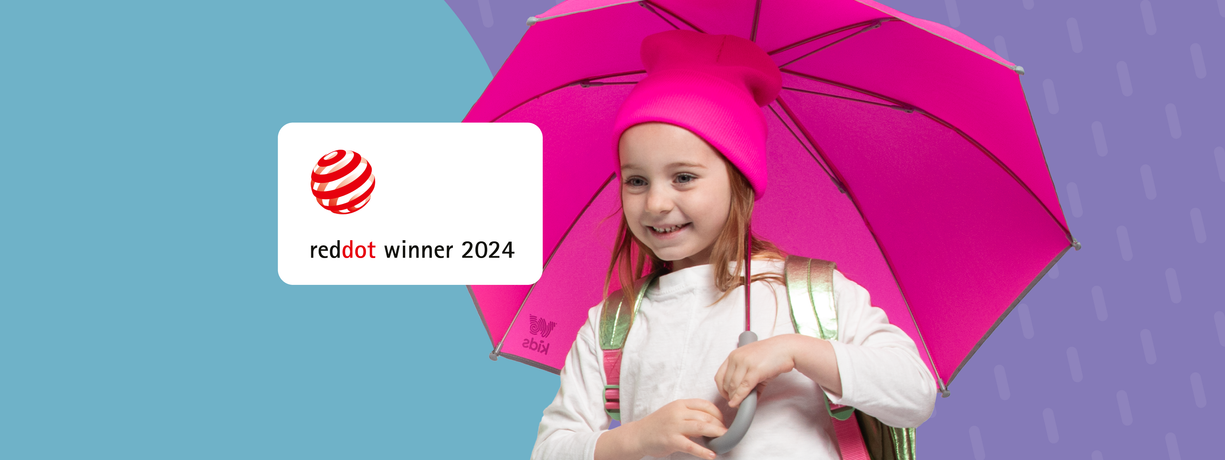 2024 Red Dot Award Winner: Weatherman's Kids Umbrella - Quality, Safety ...
